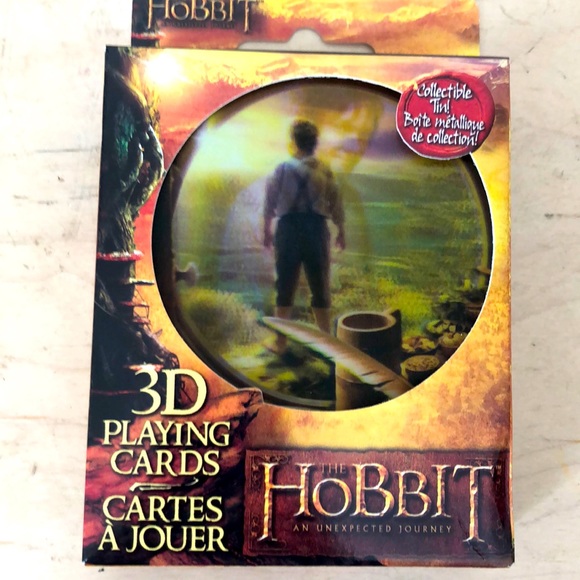 Toys | Limited Edition The Hobbit 3d Jumbo Playing Cards With ...